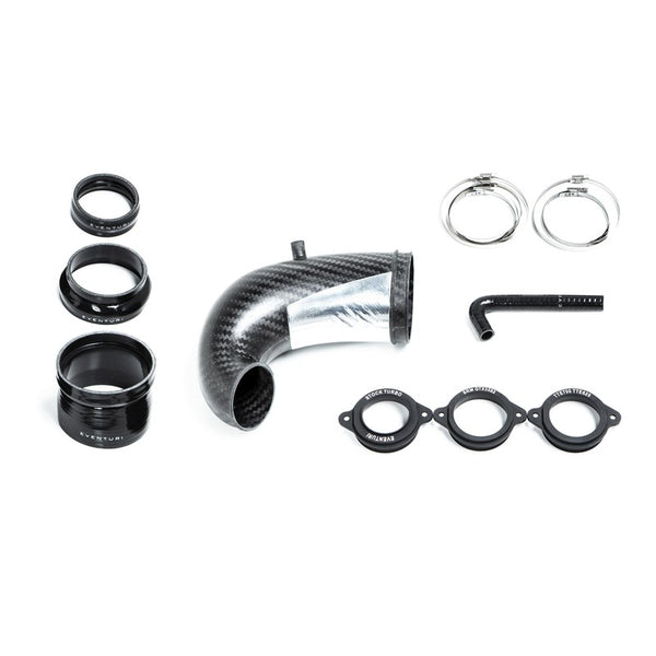 EVENTURI AUDI RS3 / TTRS GEN 2 RHD CARBON TURBO INLET WITH STOCK TURBO ...