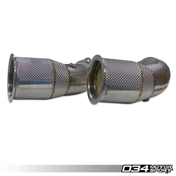 034 Motorsport Stainless Steel Racing Catalyst Set, B9/B9.5 Audi RS5 ...